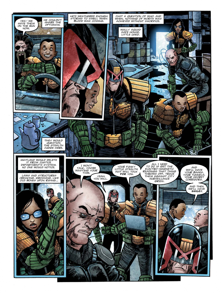 Rob Williams on the drokking insanity that is his latest Dredd saga ...